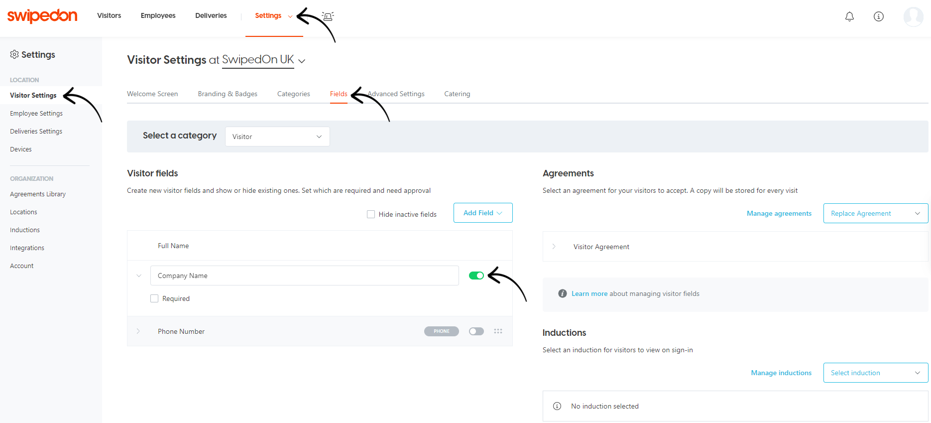 Can I remove 'Visitor Field Two'?