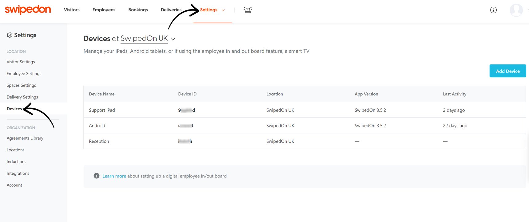 How to enable and use Employee In/Out