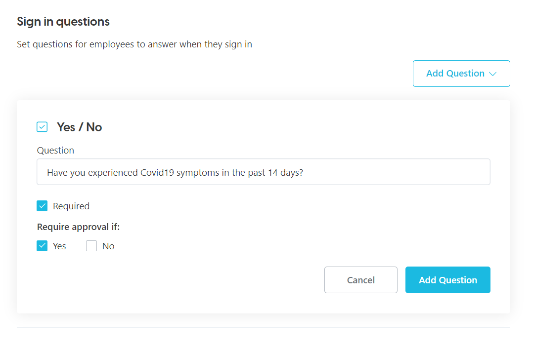 Employee approval alerts