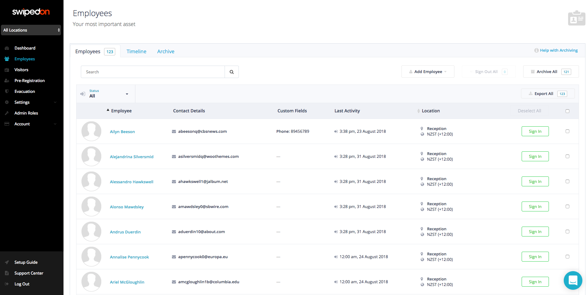 Product Update: Employee Page Refresh & Visitor Field Improvements