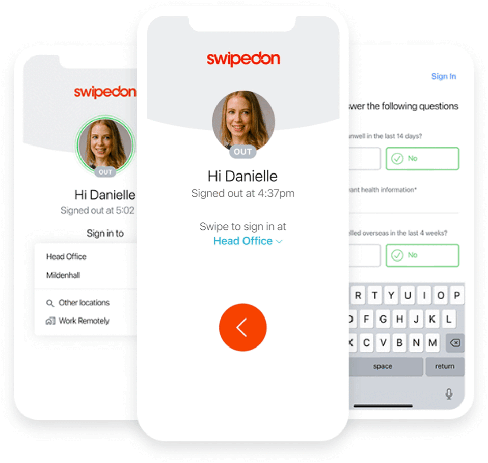 Employee Workplace Login | Contactless Employee Sign In App