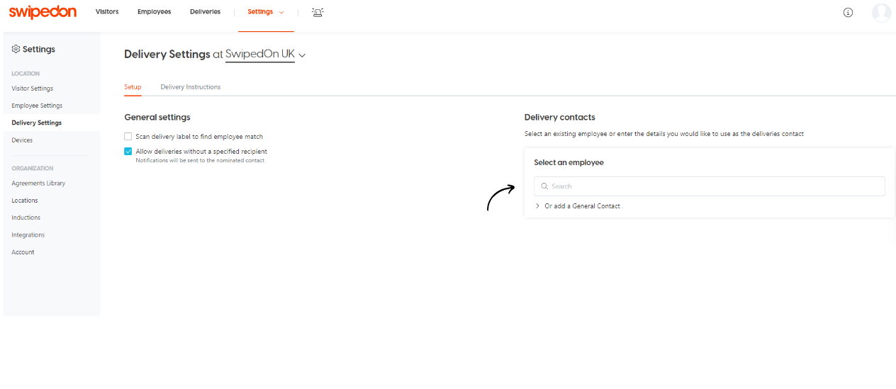 Using general Deliveries