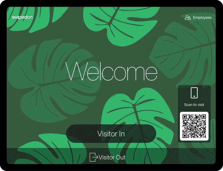 Employee Workplace Login | Contactless Employee Sign In App