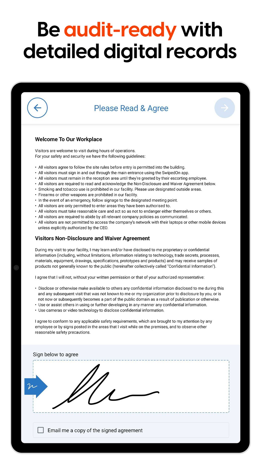 Why Your Workplace Needs a Solid Digital Visitor Agreement