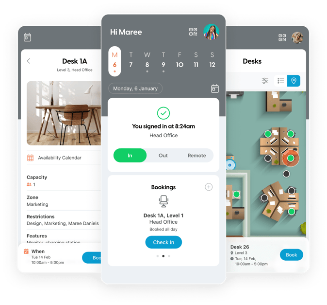Employee Workplace Login | Contactless Employee Sign In App