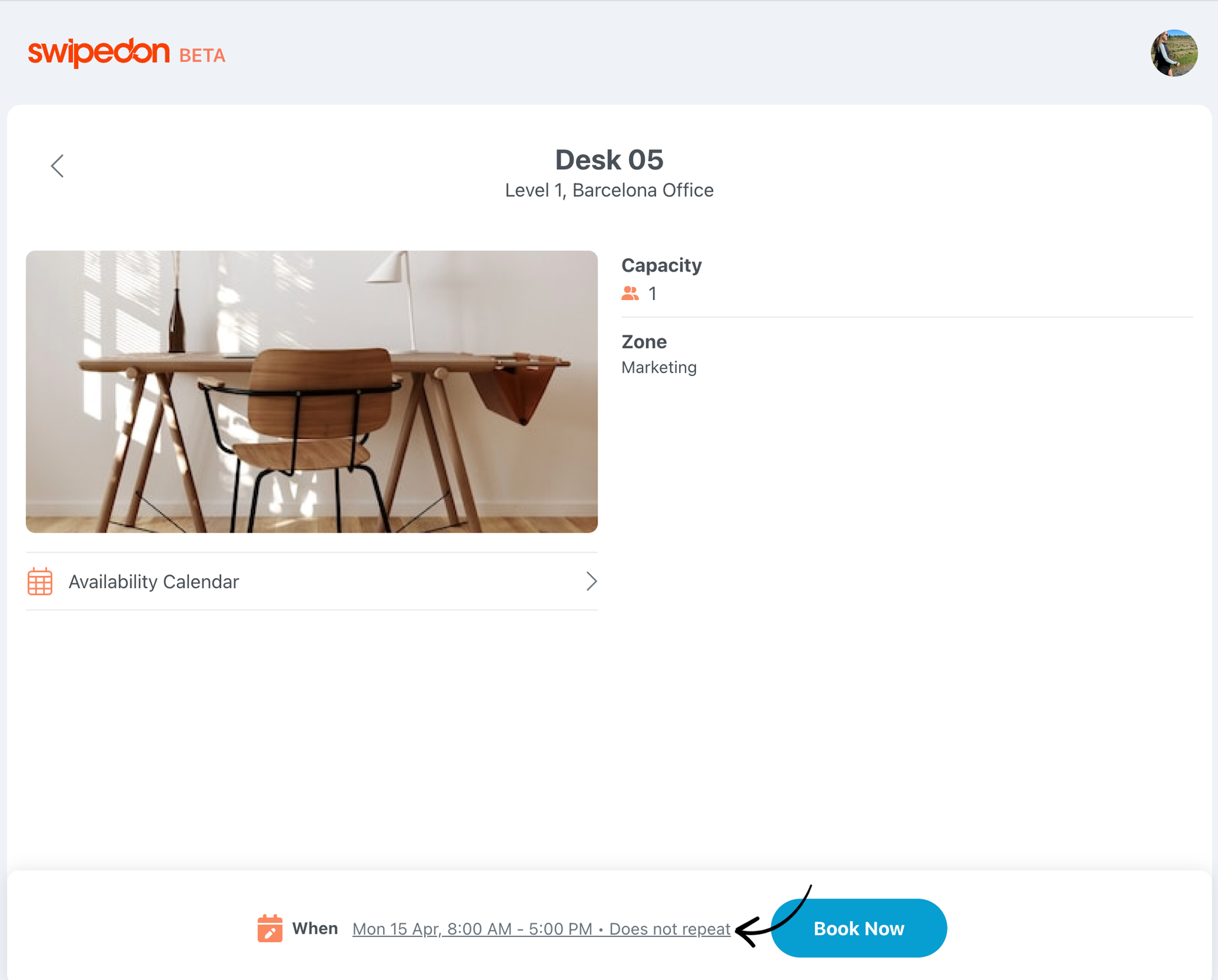How to make a repeat booking from SwipedOn Pocket
