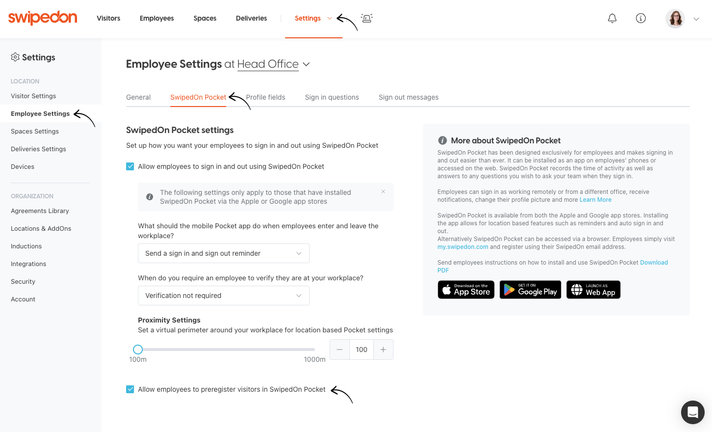 How to preregister a visitor with SwipedOn Pocket