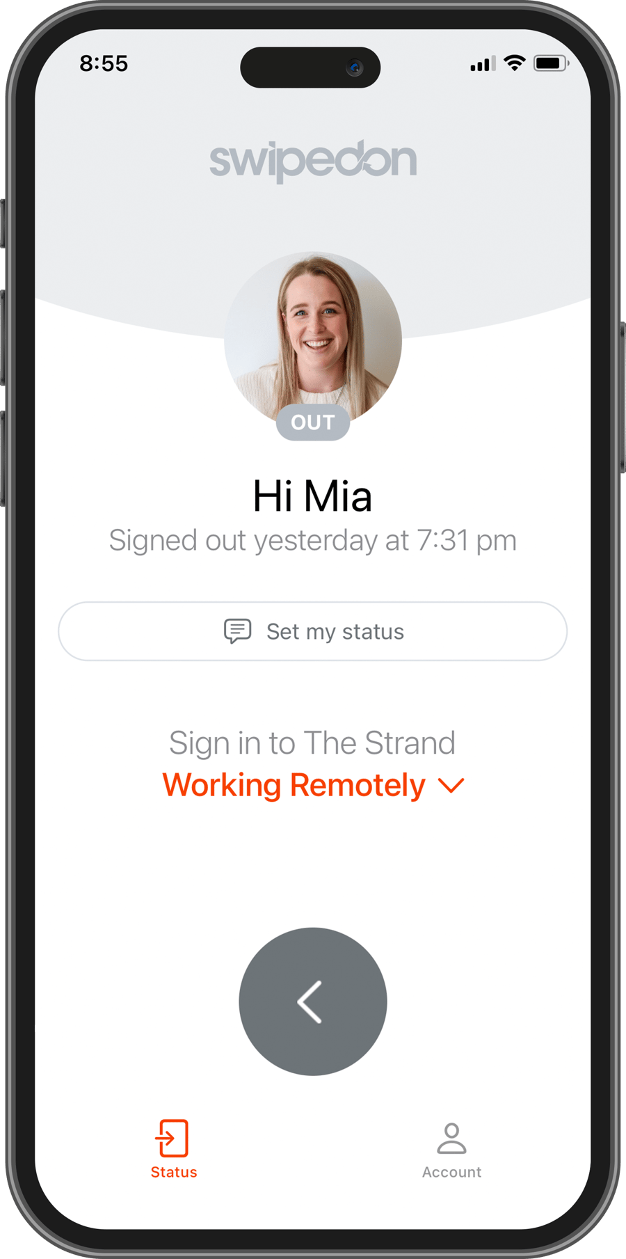 SwipedOn Pocket; Super Simple Employee Sign In