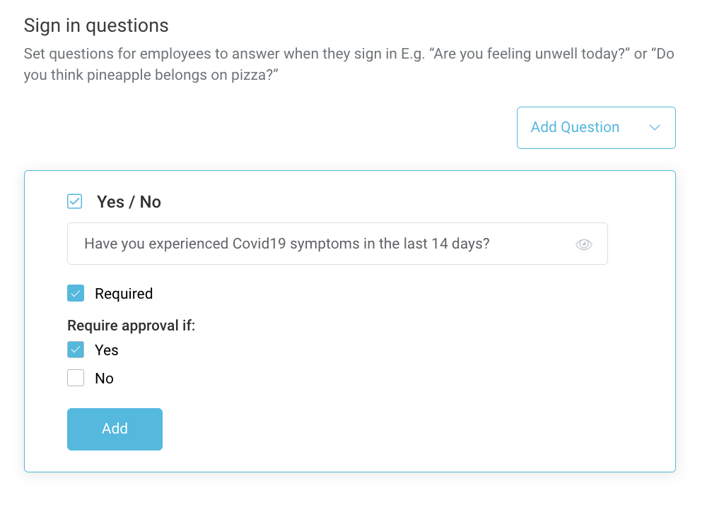 Employee approval alerts