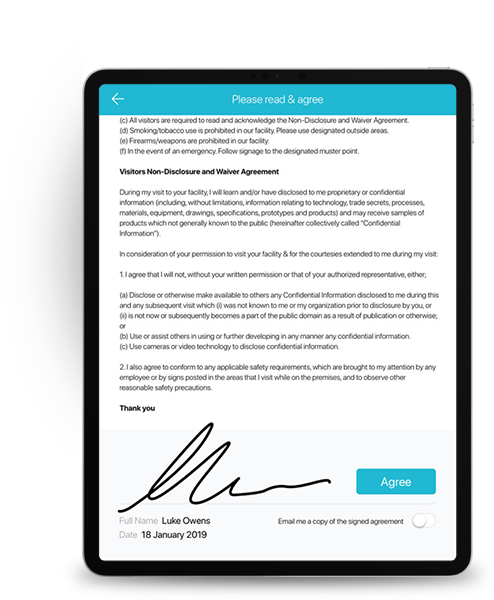 SwipedOn: Visitor Management System | Digital In and Out Board | Sign ...
