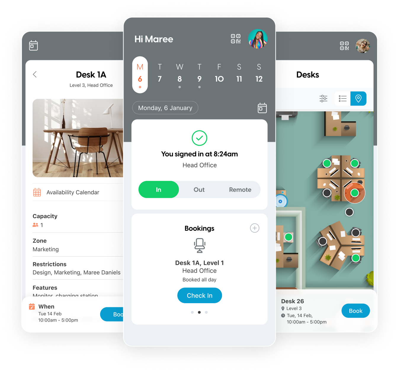 Employee Workplace Login | Contactless Employee Sign In App